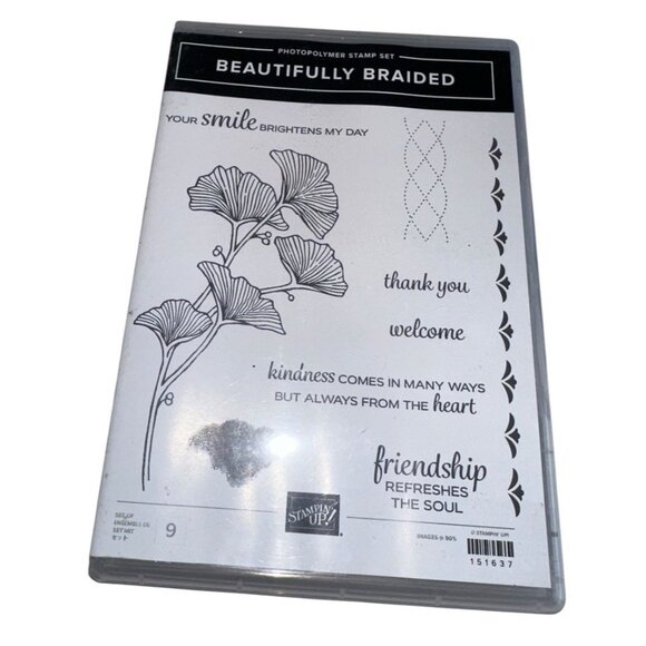 Stampin' Up! | Other | Stampin Up Beautifully Braided Photopolymer ...